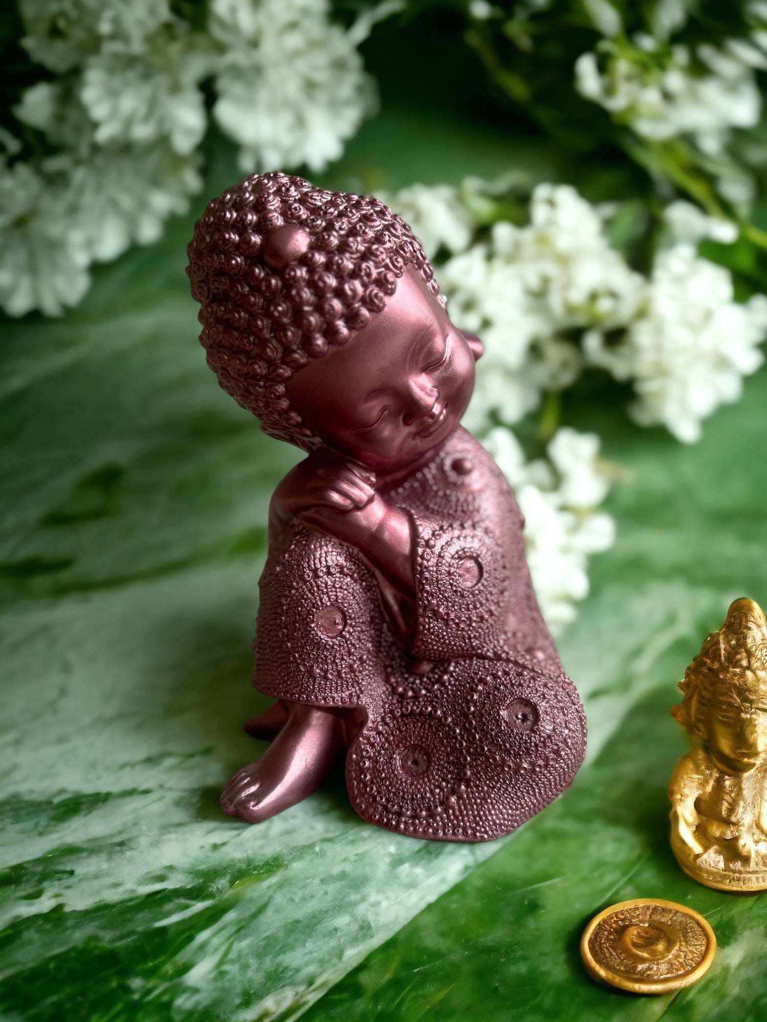 Baby Sleeping Buddha Statue - Serene Infant Buddha Figurine – Fabzie ...