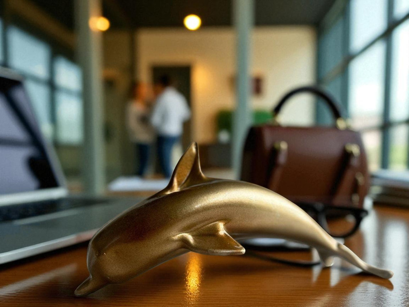 Dolphin Figurine - Graceful Dolphin Decor Piece" – Fabzie - Home Decor ...