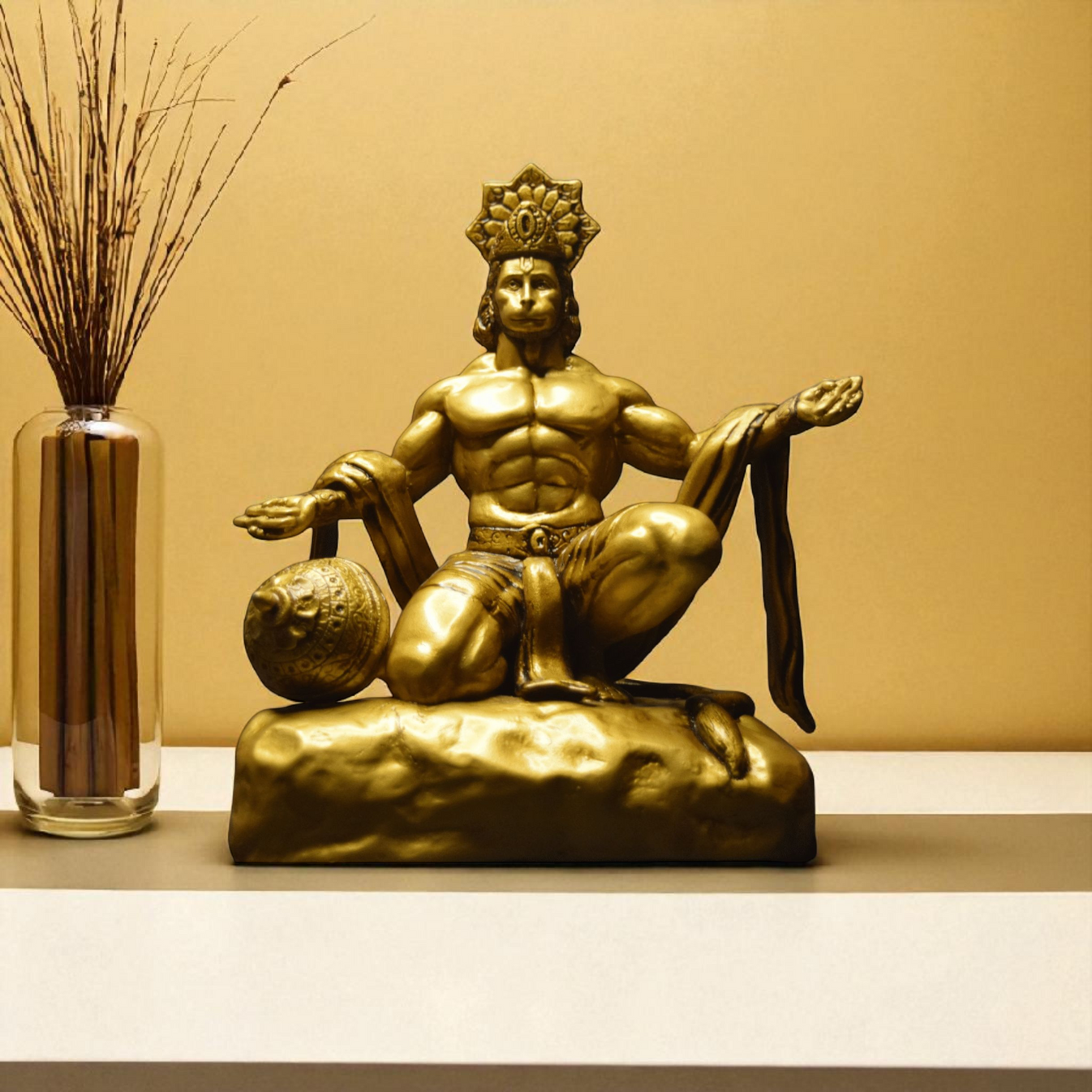 Meditating Hanuman Ji Statue - Spiritual and Devotional – Fabzie - Home ...