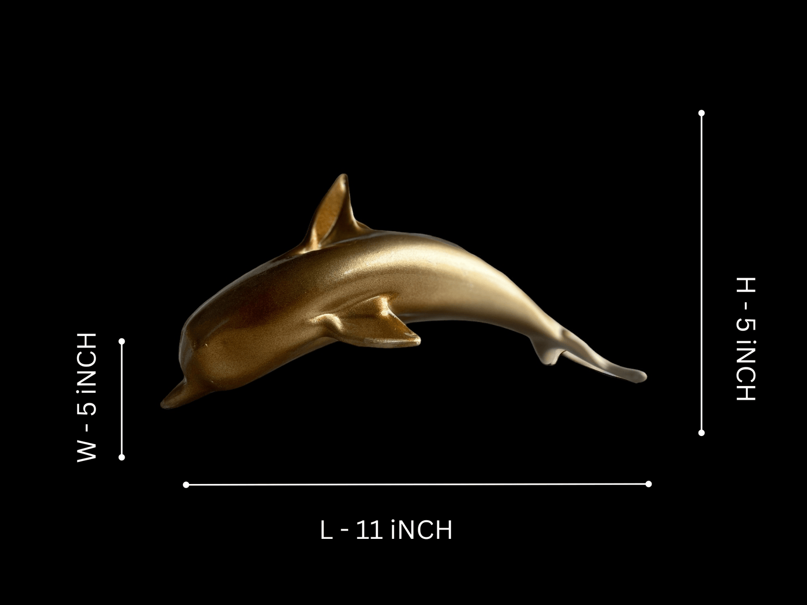 Dolphin Figurine - Graceful Dolphin Decor Piece" – Fabzie - Home Decor ...