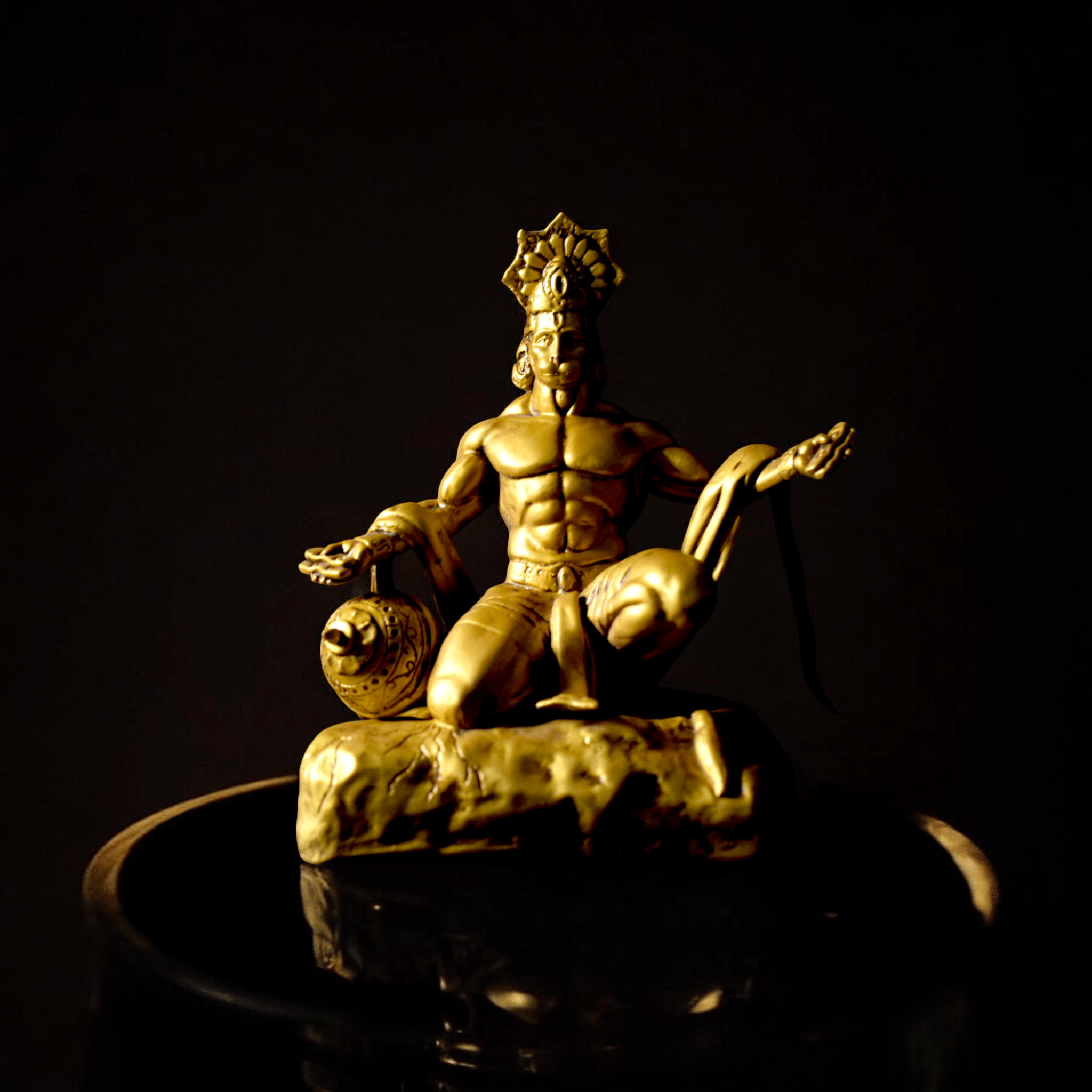 Meditating Hanuman Ji Statue - Spiritual and Devotional – Fabzie - Home ...
