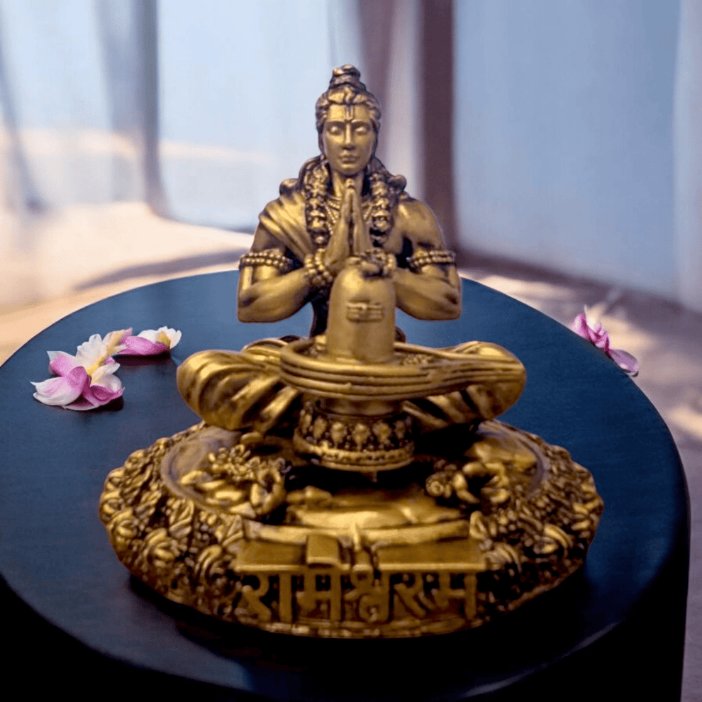 Shri Ram Worshipping Shivling at Rameshwaram – Premium Divine Car Dash ...
